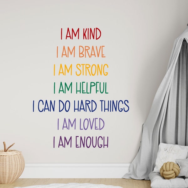 Positive Wall Decal - Etsy