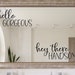 Hello Gorgeous, Hey There Handsome - Set of 2 Mirror Decals - Bathroom ...