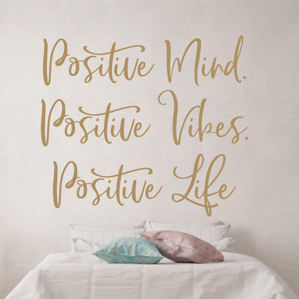 Positive Wall Decal - Etsy