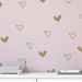 Heart wall decals Hand drawn heart decals Heart vinyl | Etsy