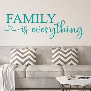 Family is Everything Decal- Family is Everything Wall Decal- Family is ...