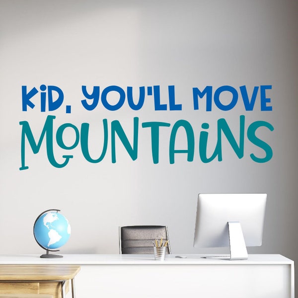 You Can Move Mountains Wall Decor - Etsy