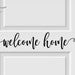 Welcome Home Wall Decal Welcome Home Decal Welcome Home Door Decal ...