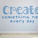 Create Something Wall Decal Craft Room Sign Craft Room Decor Craft Room ...
