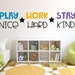 Play Nice Work Hard Stay Kind Classroom Decal Kids Room - Etsy