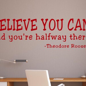 Believe in Yourself Wall Decal Believe in Yourself Decal History ...