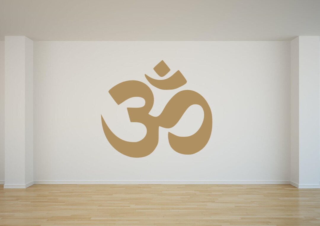 Ohm Wall Decal - Ohm Wall Art -ohm Sign - Ohm Symbol - Yoga Wall Decal ...