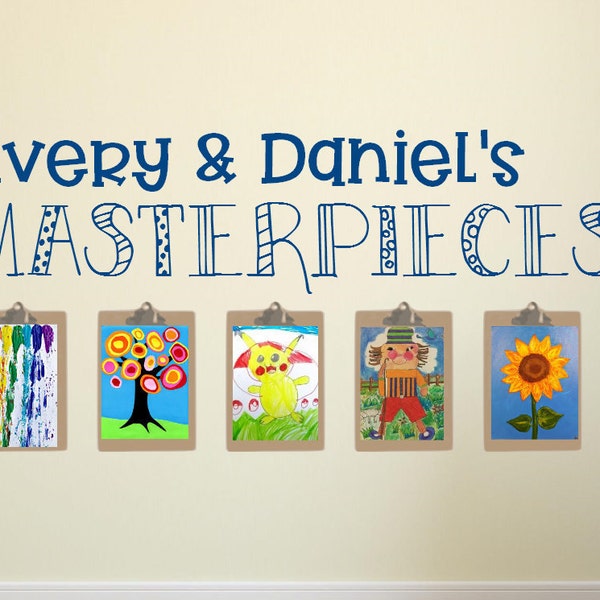Masterpieces Wall Decal - Etsy