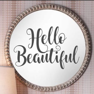 Hello Beautiful Wall Decal - Hello Beautiful Wall Decor - Hello ...