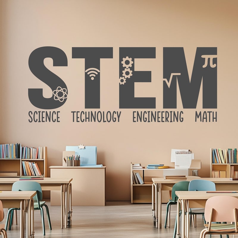 Stem Wall Decal - Etsy