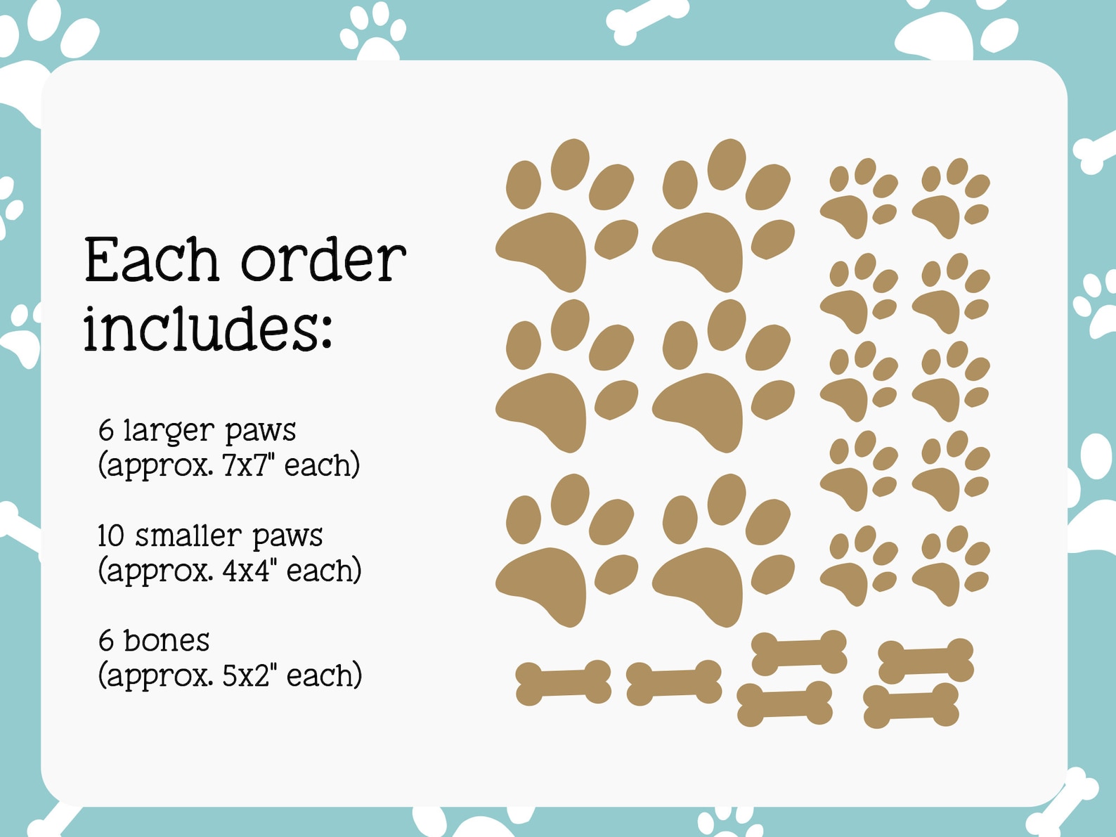 Dog Wall Decals Dog Wallpaper Dog Paw Wall Decals Dog - Etsy