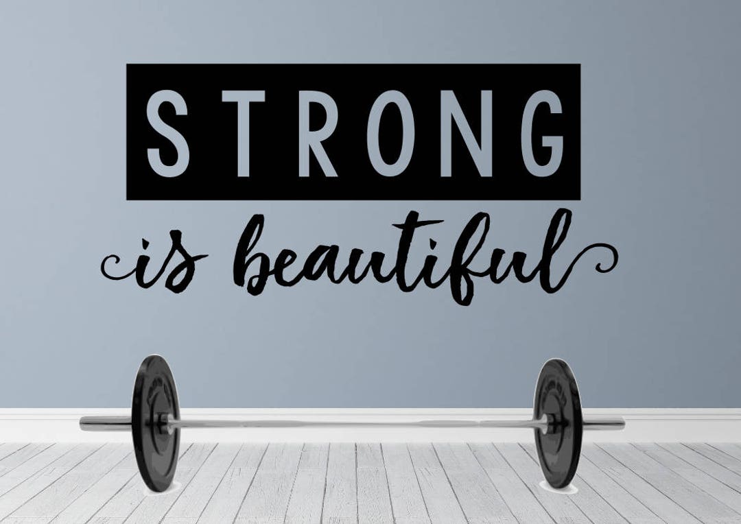 Workout Wall Decal Workout Wall Decor Workout Decal Workout Motivation ...