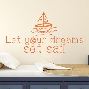 Nautical Wall Decal Nautical Nursery Wall Decal Nautical Vinyl Decal ...