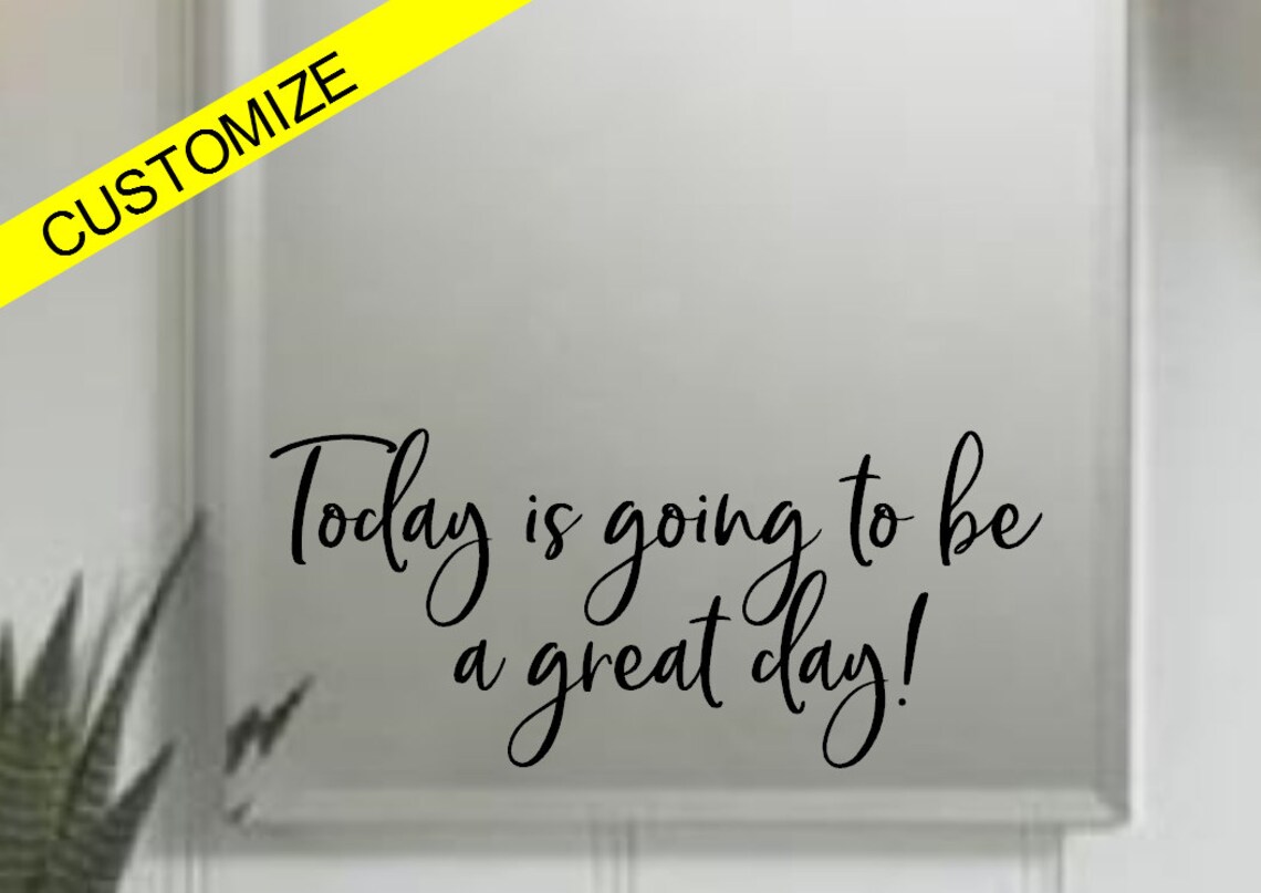 Mirror Affirmation Decal Affirmation Decal Mantra Decal - Etsy