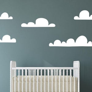 Cloud Wall Decals- Cloud Vinyl Decals - Cloud Wall Stickers- Cloud ...