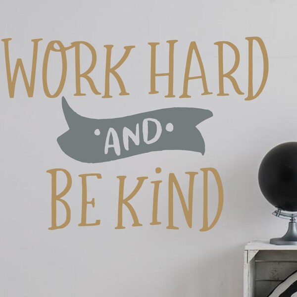 Be Kind Work Hard - Etsy