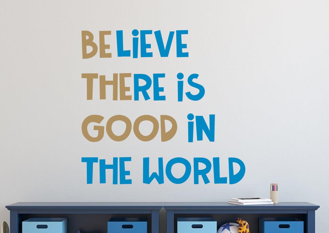 Be the Good Wall Decal Be the Good Decal Be the Good Wall - Etsy