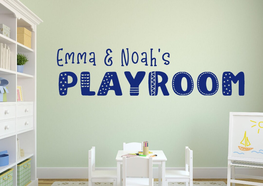 Playroom Wall Decal Play Room Decal Playroom Wall Decor Daycare Wall ...