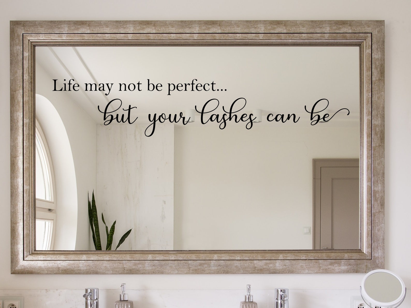 Lash Salon Decal - Lash Salon Wall Decal - Lash Tech Decal- Lashes Wall ...