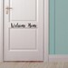 Welcome Door Decal Welcome Home Decal Door Welcome Sticker - Etsy