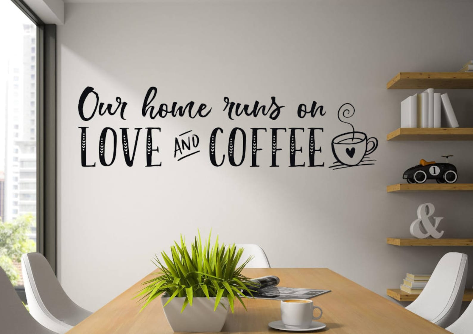 Coffee Wall Art Coffee Wall Decor Coffee Wall Decal Our - Etsy