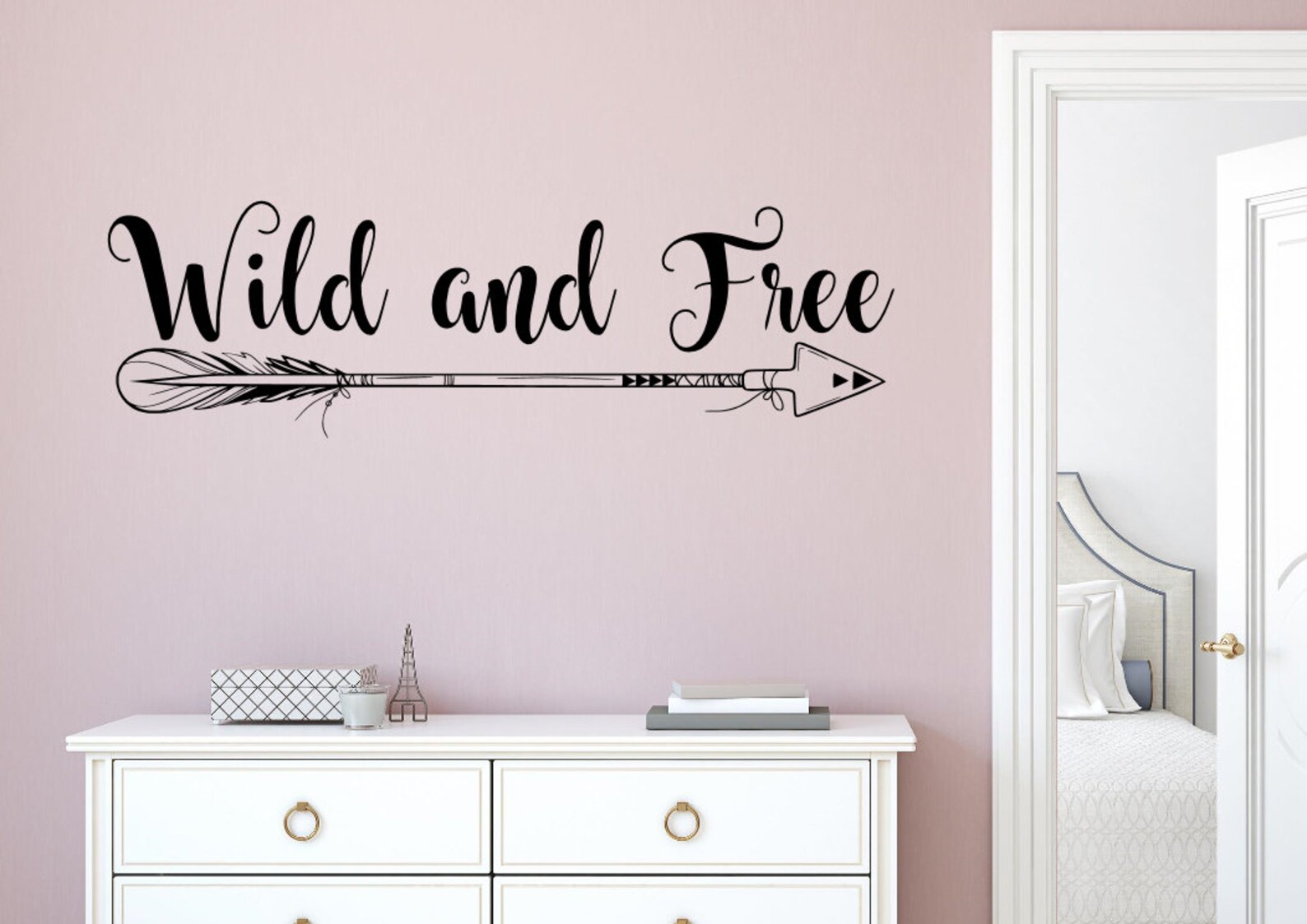 Wild and Free Wall Decal-wild and Free Wall Decor- Wild and Free Decal ...