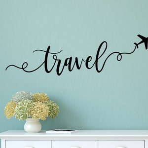 Travel Decal - Travel Wall Decal - Travel Vinyl Decal- Travel Photo ...