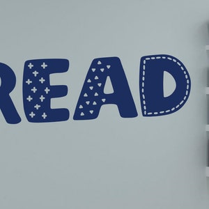One Color Read Decal - Read Wall Decal - Reading Nook Wall Decal ...
