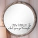 Grow Through What You Go Through Decal - Inspirational Wall Decal ...
