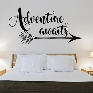 Adventure Awaits Wall Decal- Adventure Awaits Wall Decor- Adventure ...