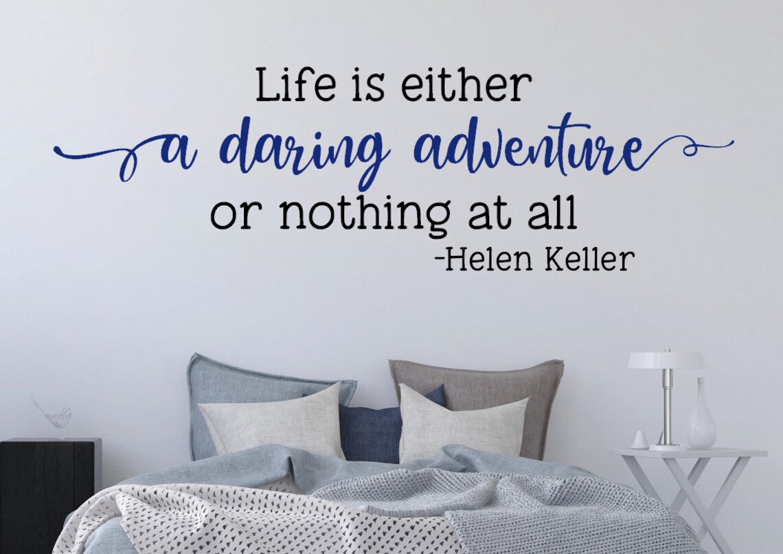 Inspirational Quote Wall Decal - Inspirational Wall Decal ...