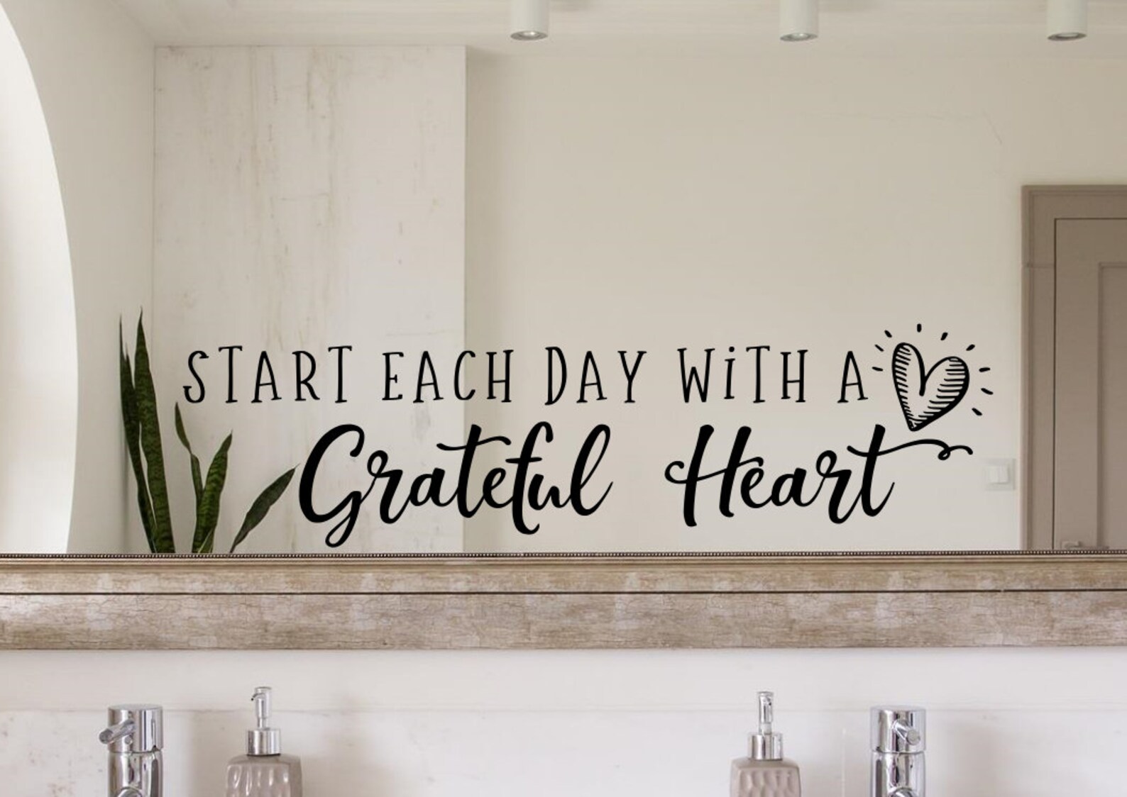 Grateful Wall Decal- Grateful Wall Decor- Grateful Decal- Gratitude ...