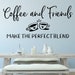 Coffee Wall Decal Coffee Vinyl Wall Decal Coffee Decal Coffee Quote ...