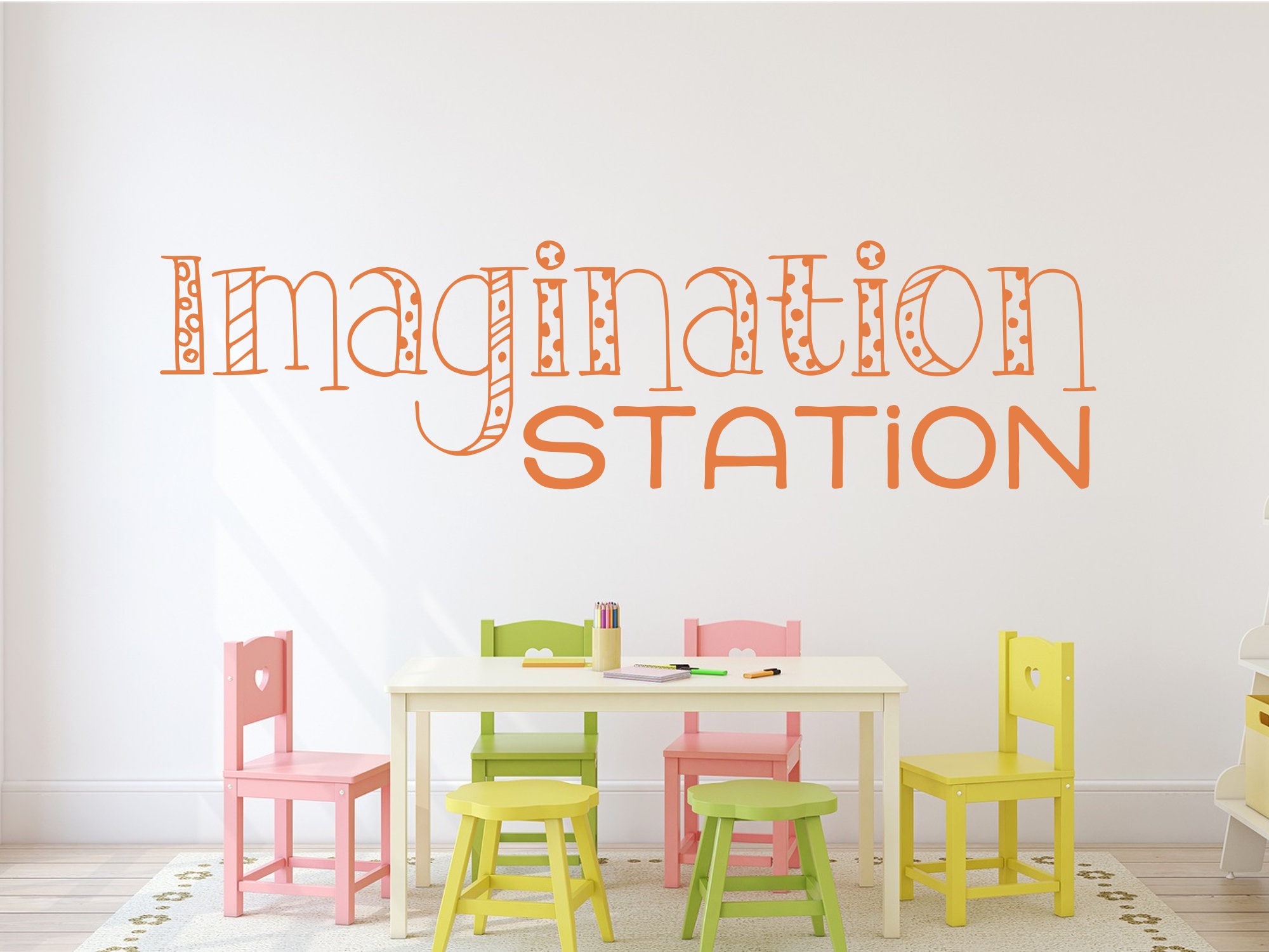 Imagination Station Wall Decal Classroom Wall Decal - Etsy