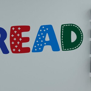 Multicolored Read Decal - Read Wall Decal - Classroom Wall Decal ...