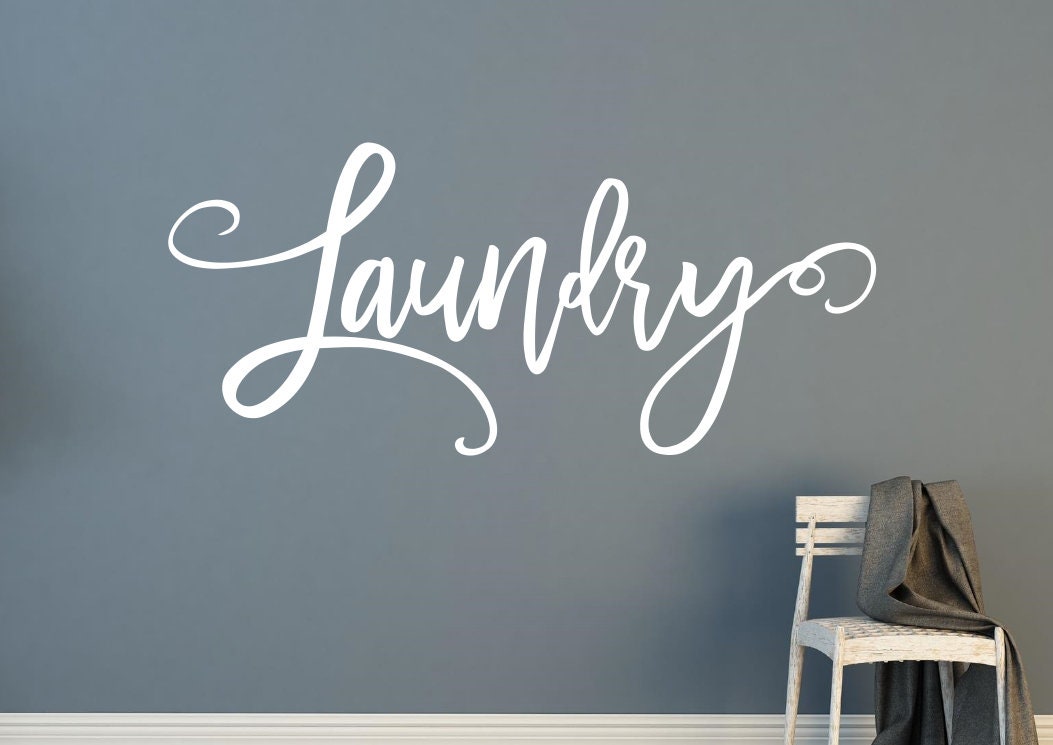 Laundry Wall Decal Laundry Room Decal Laundry Decal Laundry | Etsy