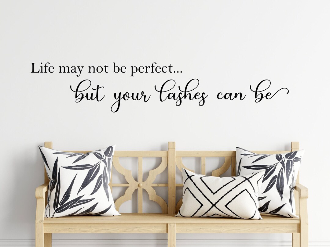 Lash Salon Decal Lash Salon Wall Decal Lash Tech Decal Lashes Wall ...