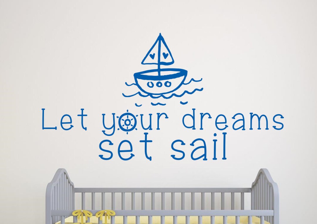 Nautical Wall Decal Nautical Nursery Wall Decal Nautical Vinyl Decal ...