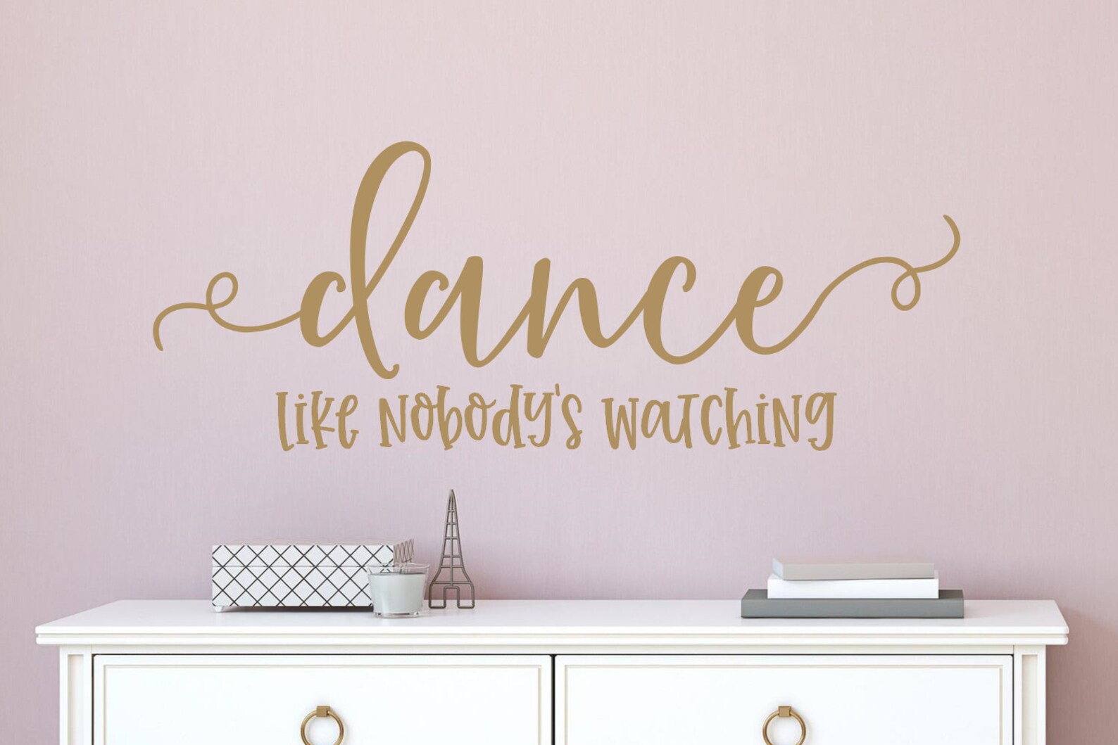 Dance Like Nobody's Watching - Dance Wall Decal- Dance Decor Girls Room ...