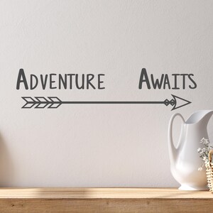 Adventure Awaits Wall Decor- Adventure Awaits Wall Decal- Adventure ...