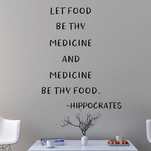 Health Wall Decal- Health Art- Health and Wellness- Nutrition Wall ...
