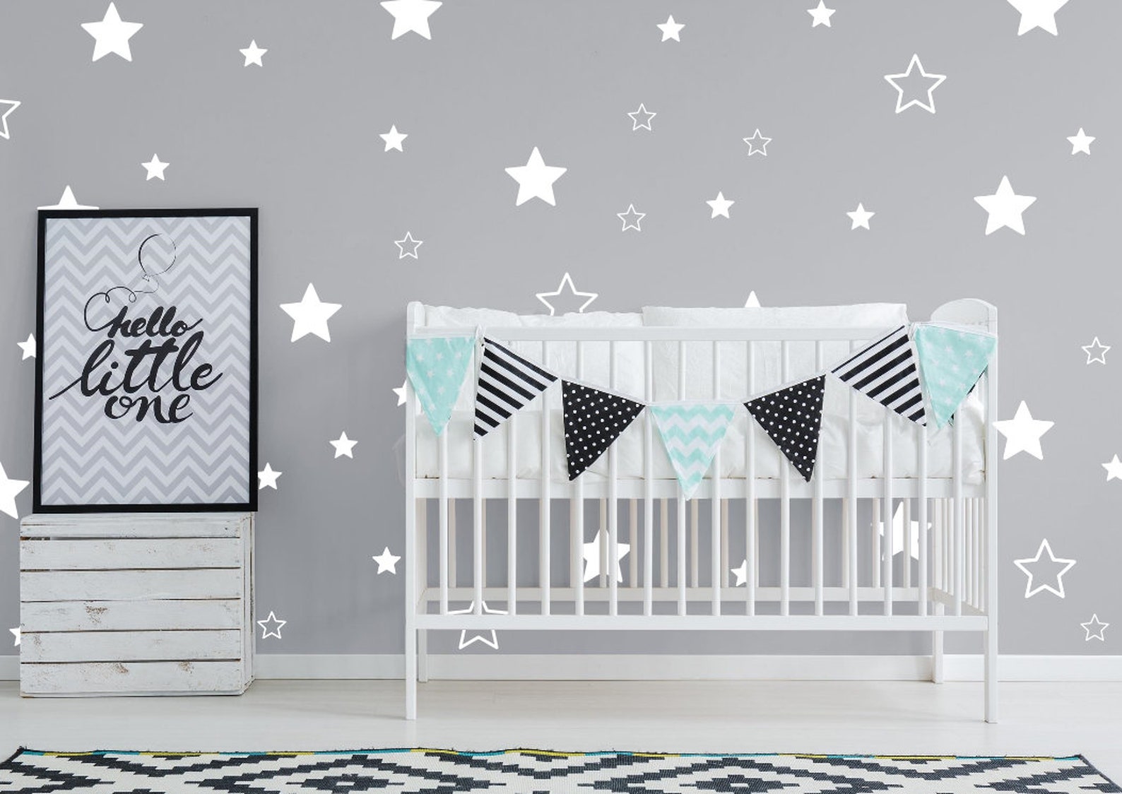Star Wall Decals Star Vinyl Decals Star Wall Stickers Star - Etsy