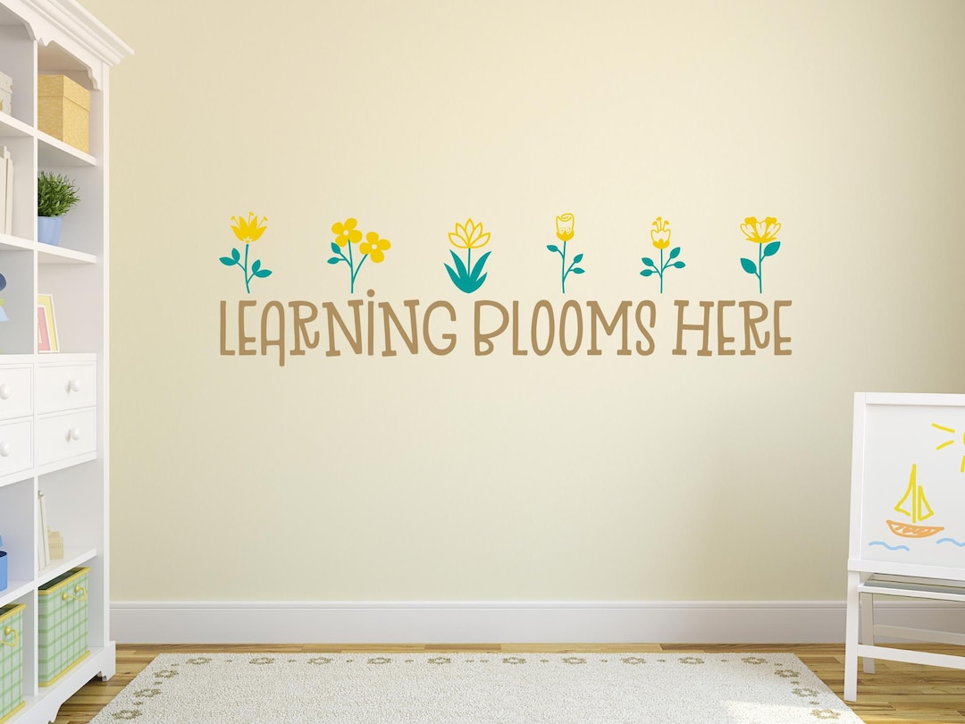 Learning Blooms Here - Floral Classroom Decor - Botanical Classroom ...