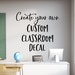 Classroom Wall Decal Just BEE You School Wall Vinyl Decal - Etsy