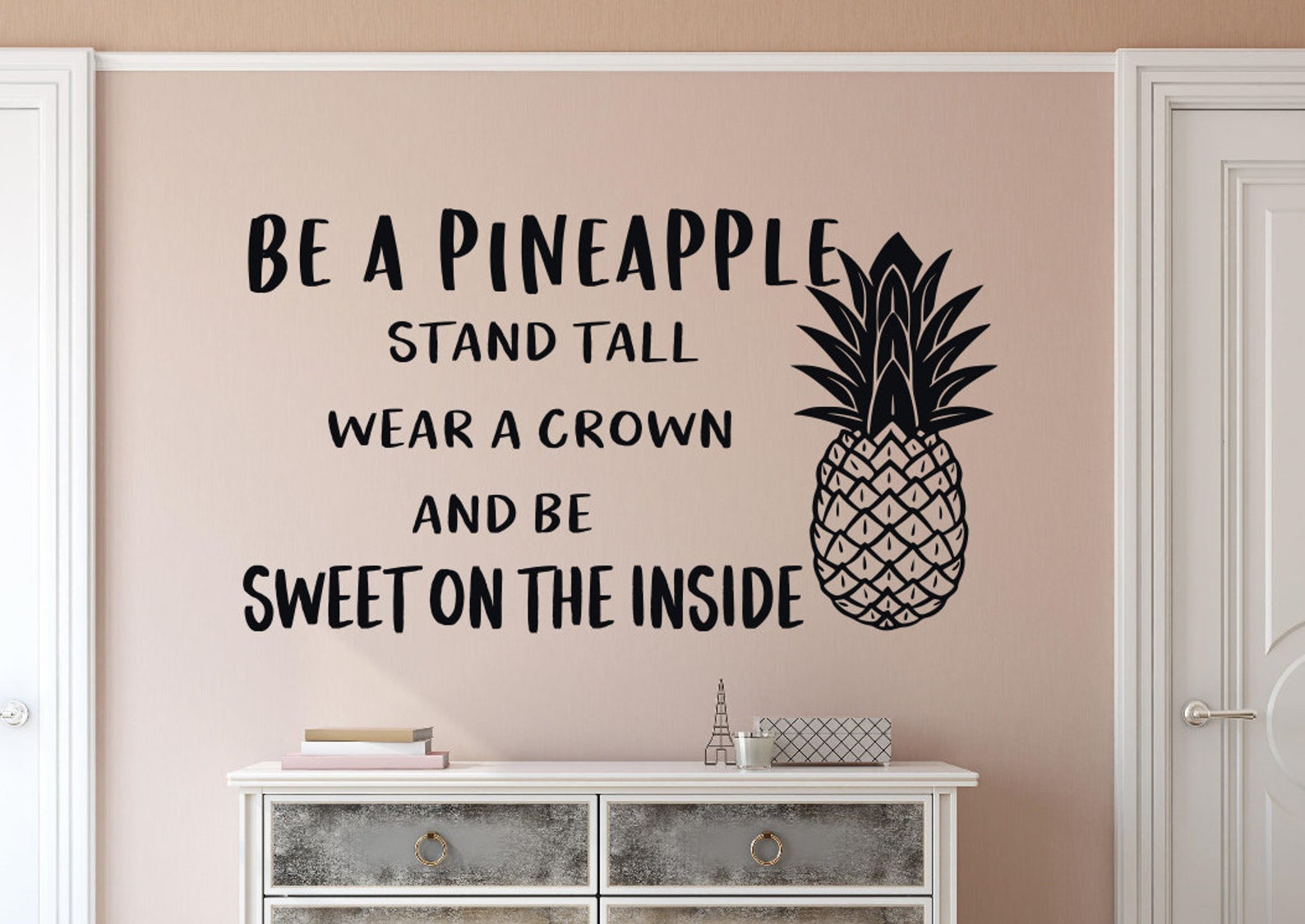 Be a Pineapple Decal Be Like a Pineapple Pineapple Decal Be - Etsy