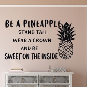 Be a Pineapple Decal- Be Like a Pineapple- Pineapple Decal- Be a ...
