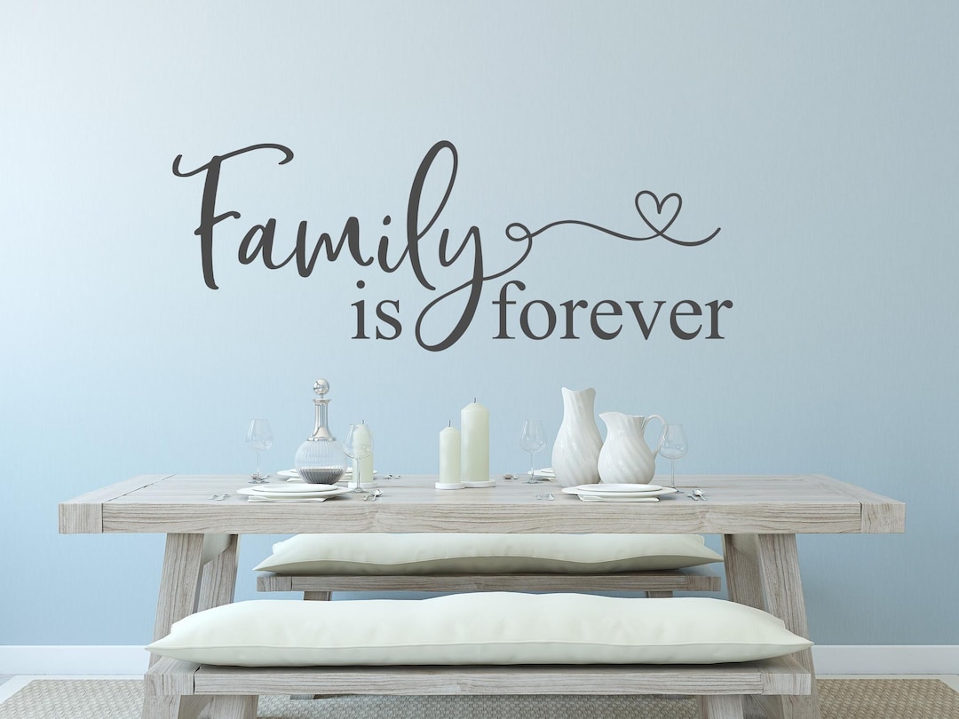 Family is Forever Decal- Family is Forever Wall Decal- Family is ...