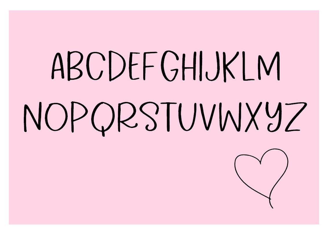 Heart With Initial Decal Initial Decal for Wall Heart With - Etsy