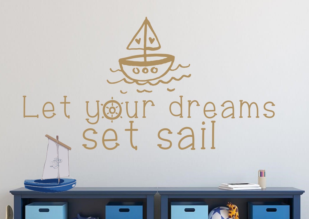 Nautical wall decal Nautical nursery wall decal Nautical | Etsy