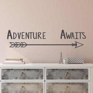 Adventure Awaits Wall Decor- Adventure Awaits Wall Decal- Adventure ...